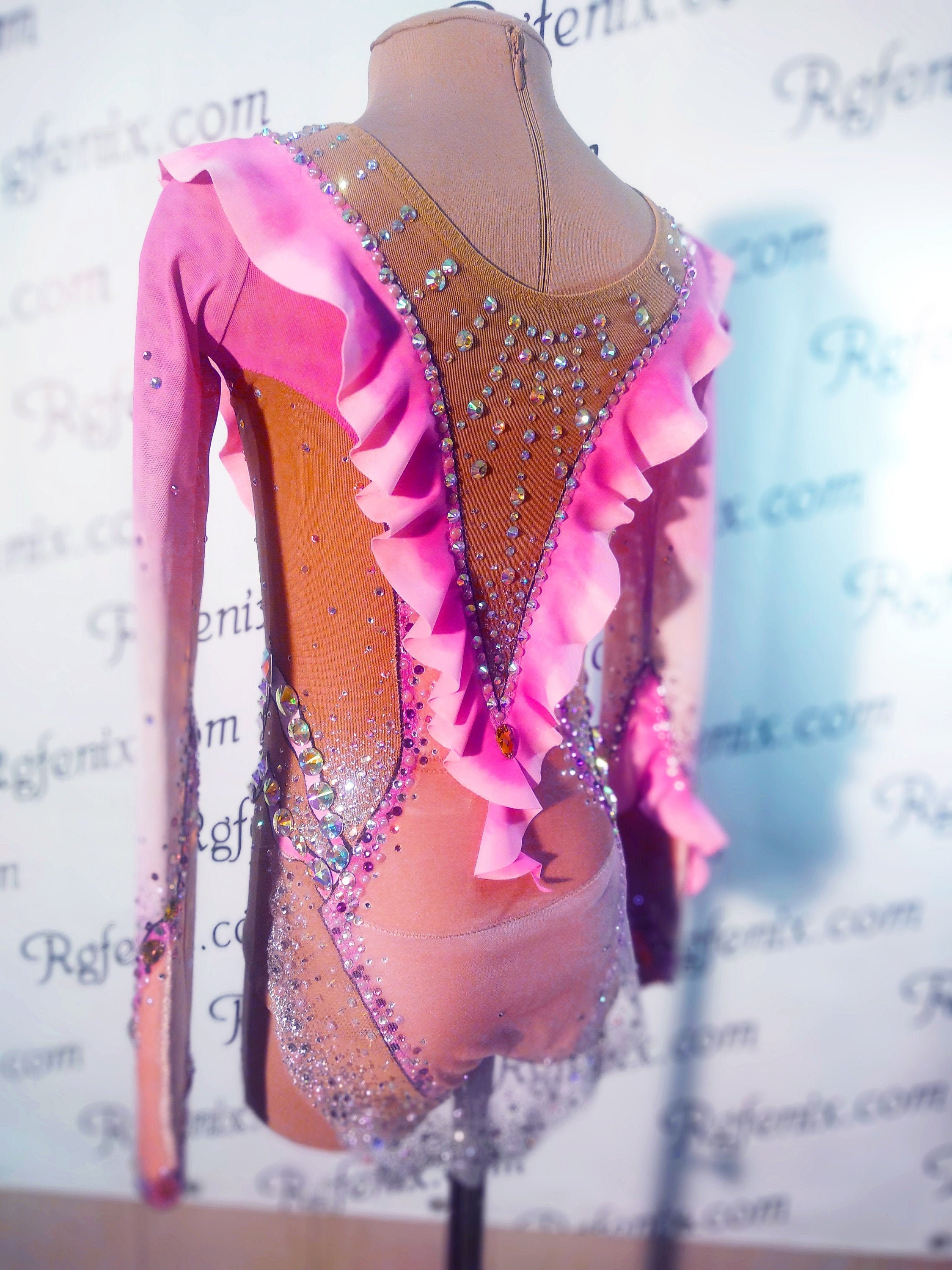 Unique leotard in style of the princess/ leotard for rhythmic | Etsy