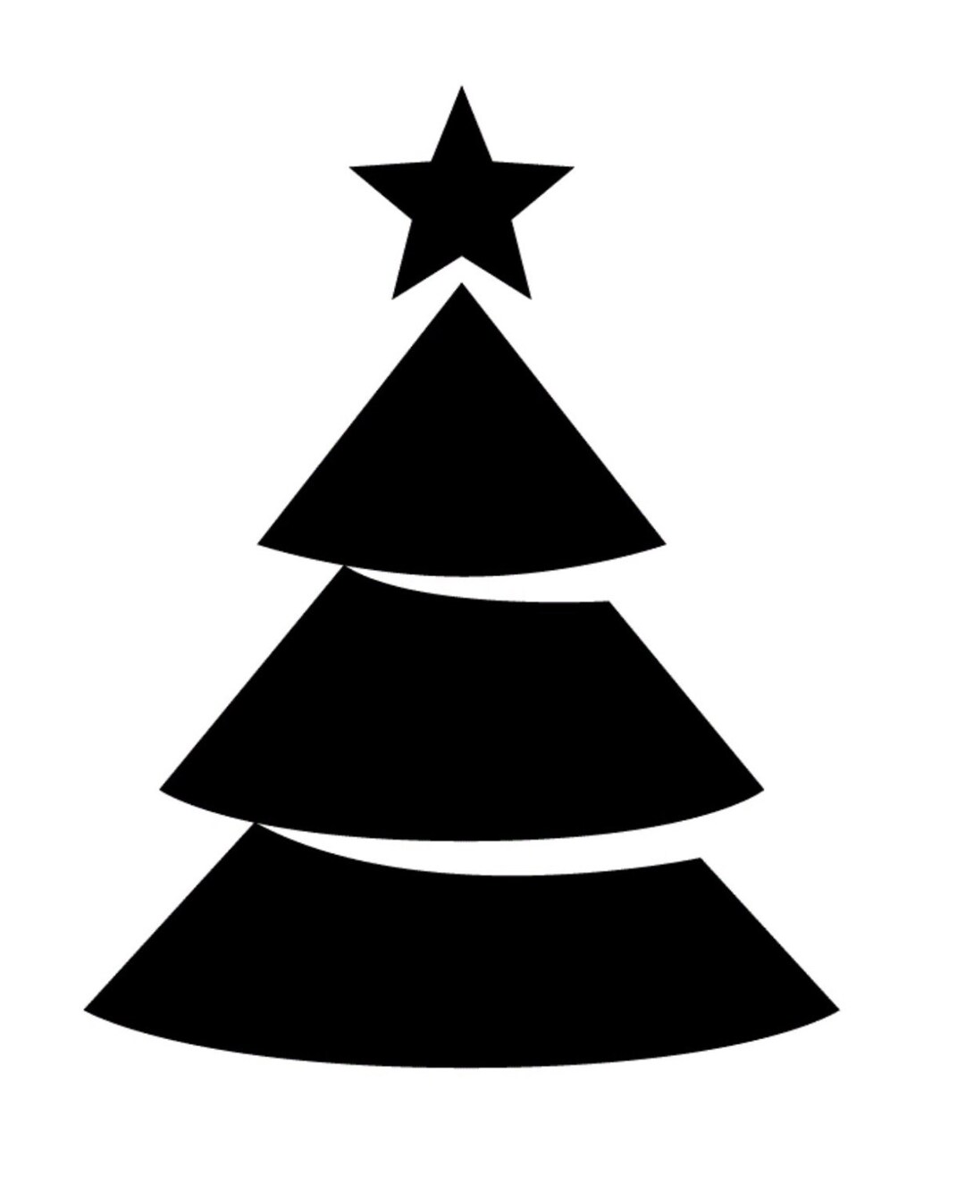 Folded Book Art Christmas Tree Test Pattern - Etsy