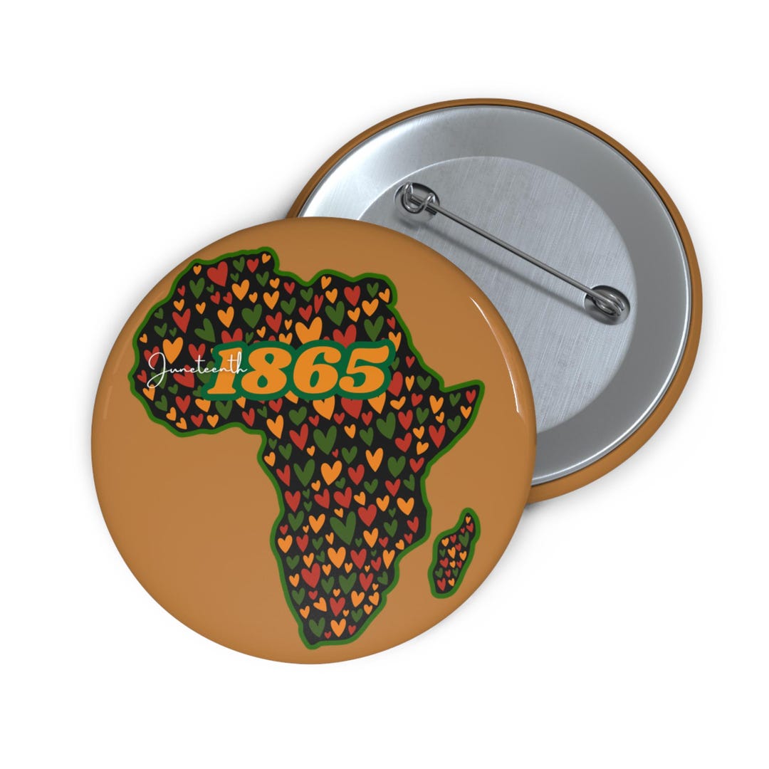 Custom African Heritage, Juneteenth, Pin Buttons, Gifts for Culture ...
