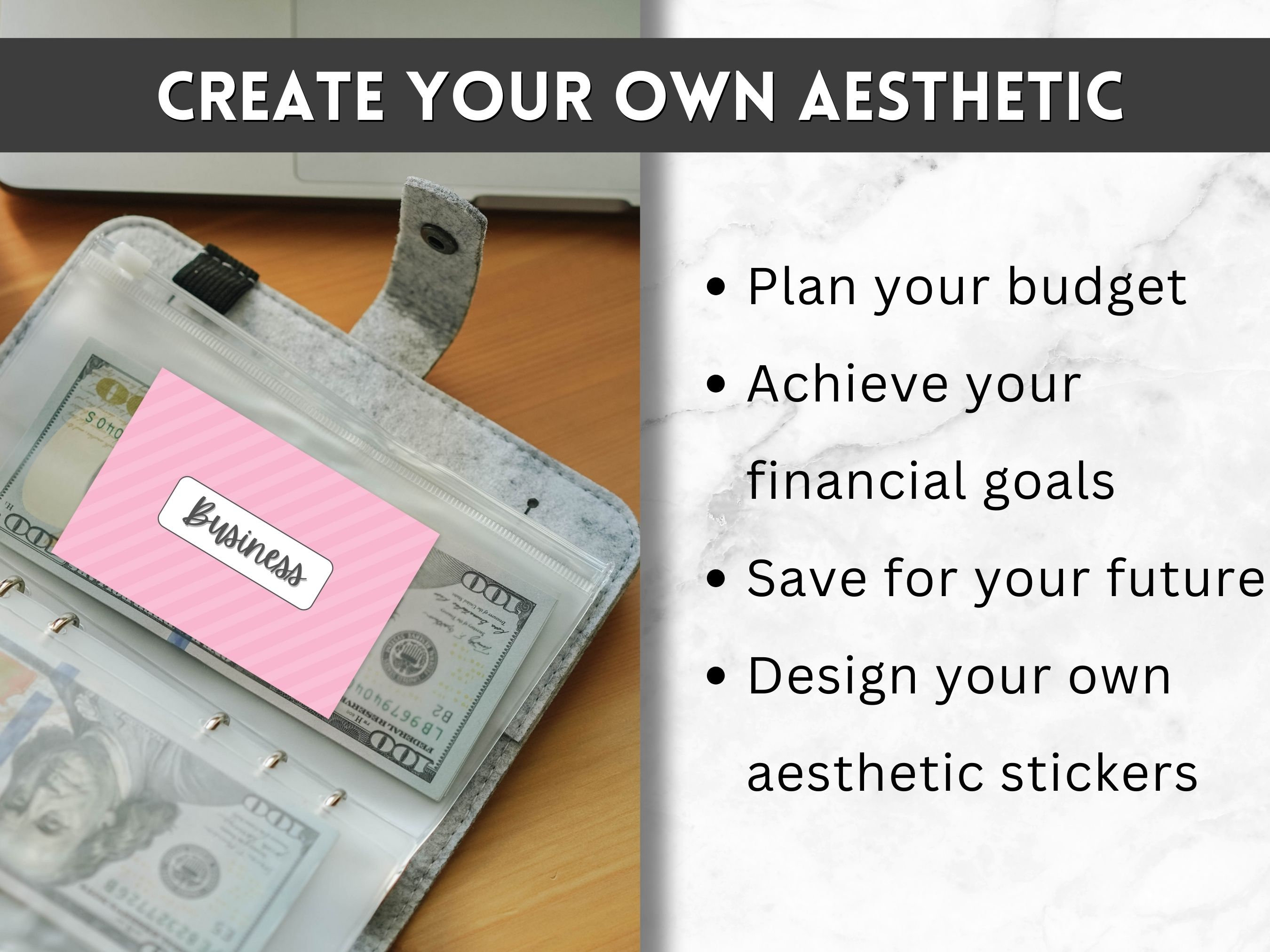 Cash Stuffing Label Template, Editable Cash Envelope Stickers ...