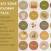 40 Instagram Highlight Covers Cottagecore Boho Canva Neutral Story IG ...