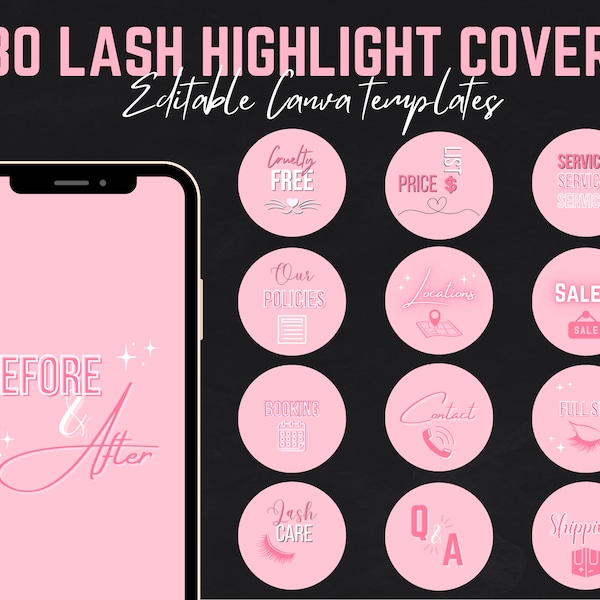 Highlight Covers - Etsy