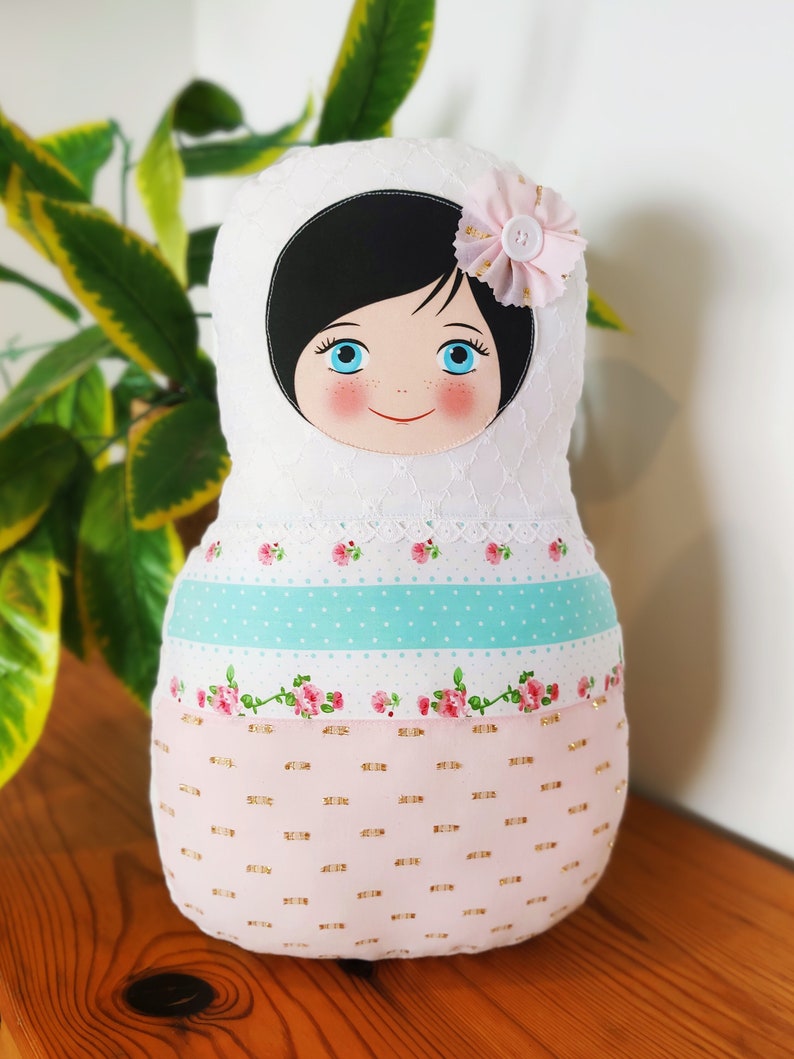 Babushka Matryoshka Softie Plush Doll Pillow Gift, Large, 42cm/16.5 ...