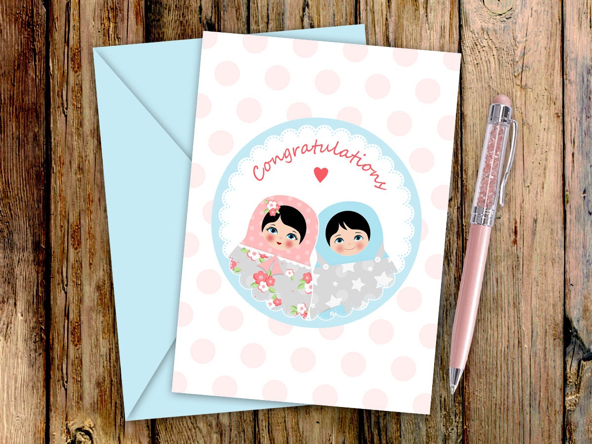 Birthday Card Congratulations Card Printable PDF File - Etsy