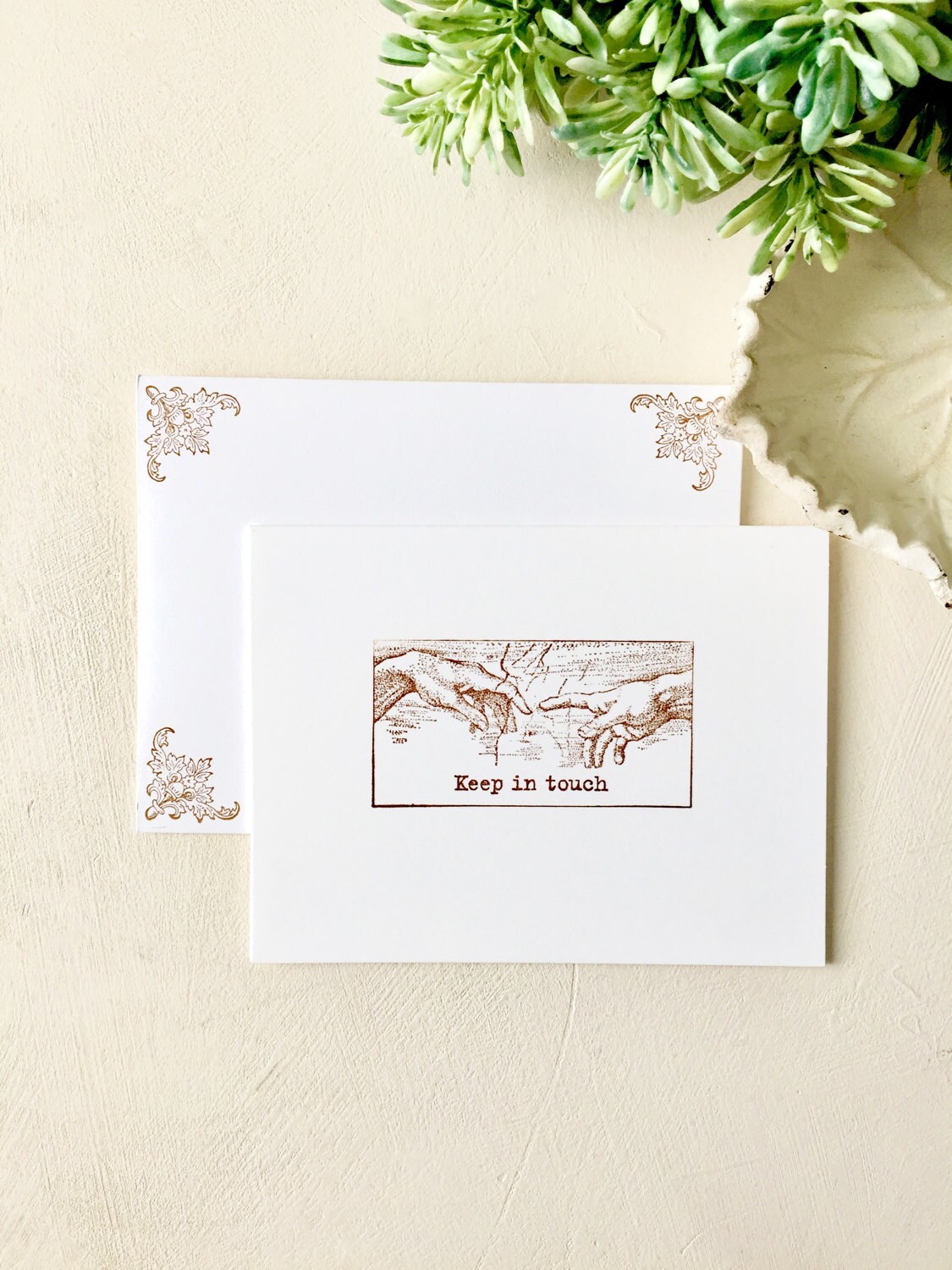 Michelangelo's Art Handmade Note Cards/ Stationery With | Etsy