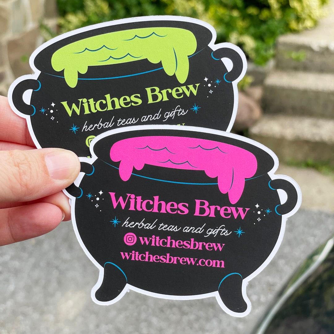 Witches Cauldron Shaped Business Cards - Etsy