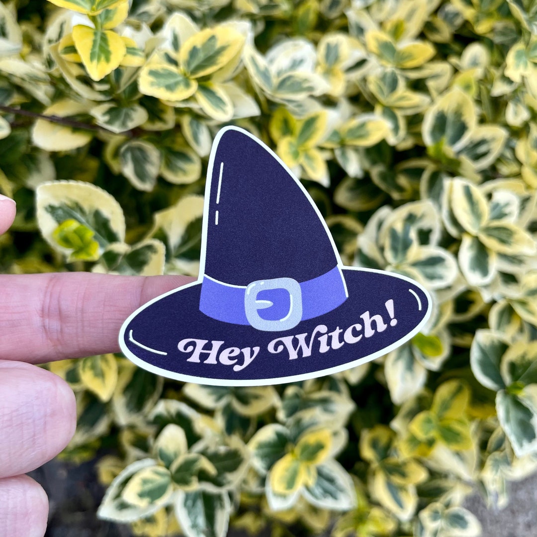 Hey Witch! Mail Stickers, Halloween Sheet Stickers for Packaging and ...