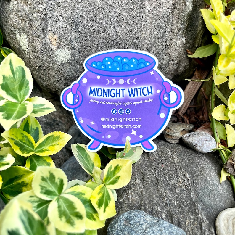 Witches Cauldron Business Cards, Personalized Thank You Cards - Etsy