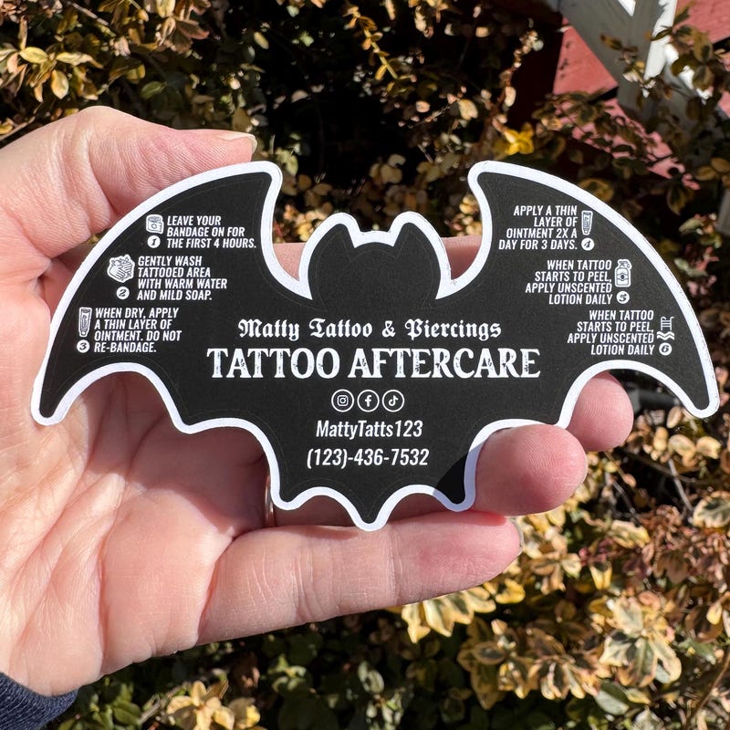 Temporary Tattoo Bat - Etsy