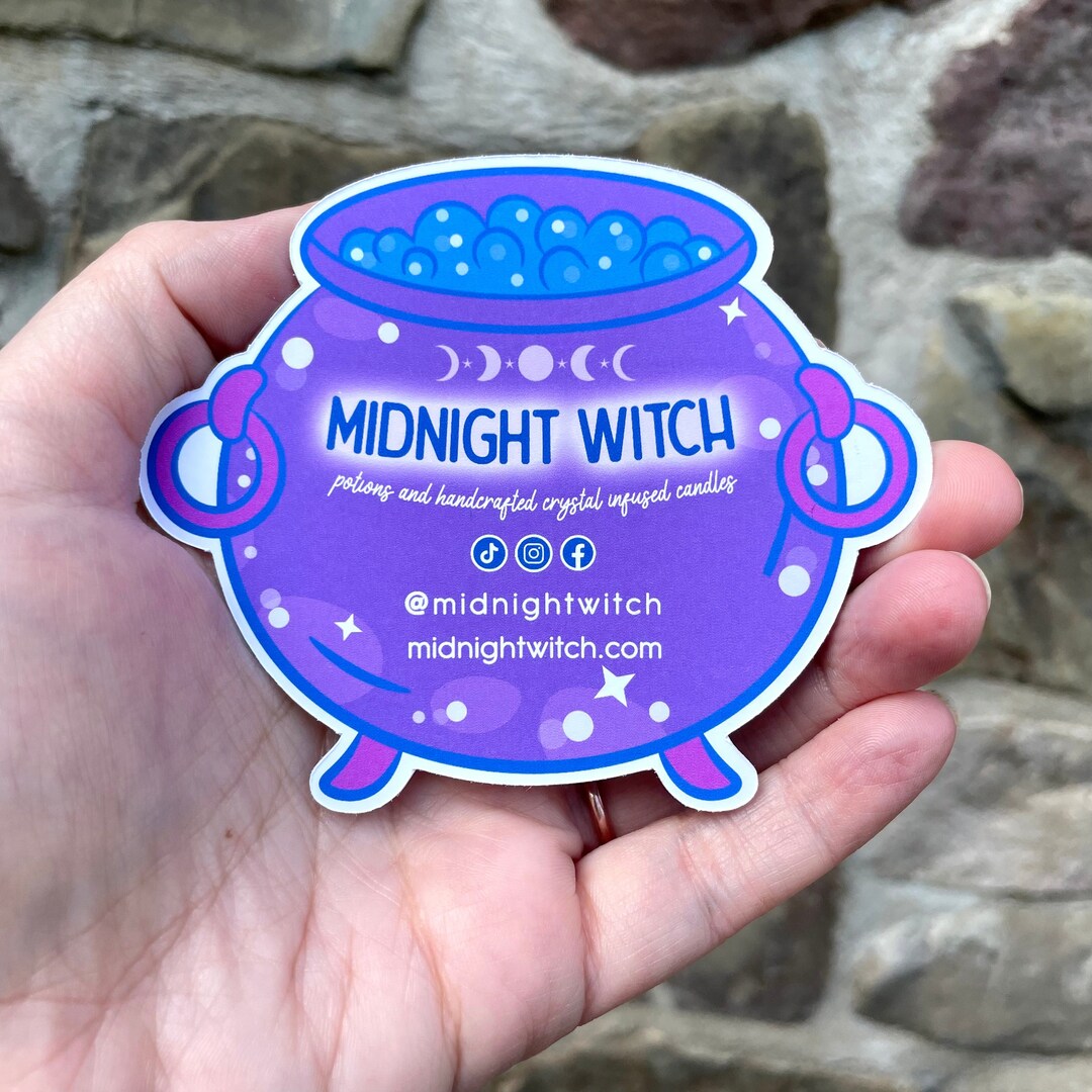 Witches Cauldron Business Cards, Personalized Thank You Cards - Etsy