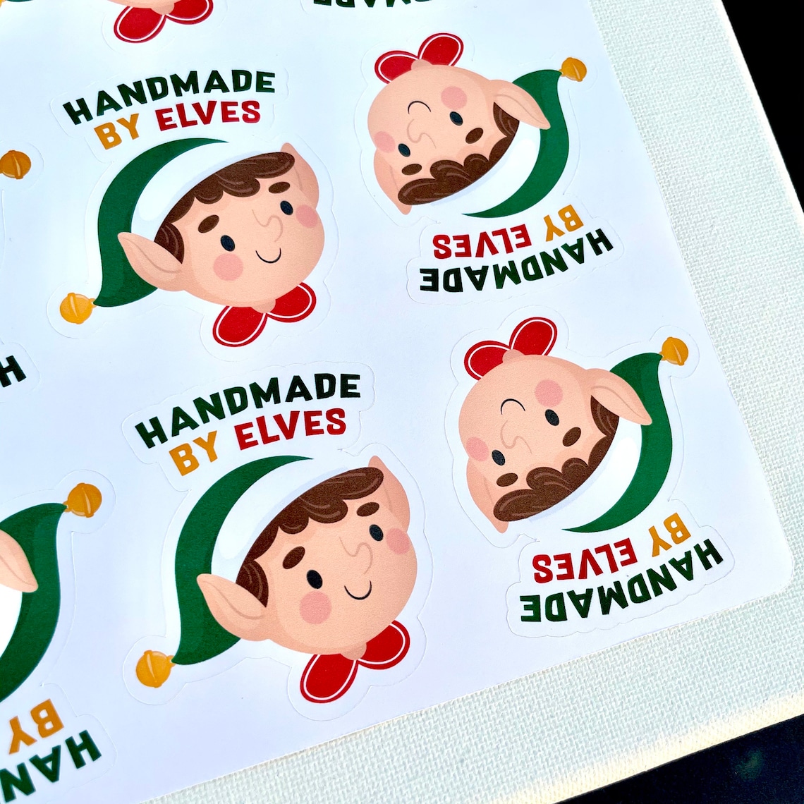 Handmade by Elves Stickers Christmas Stickers Elf Stickers - Etsy New ...