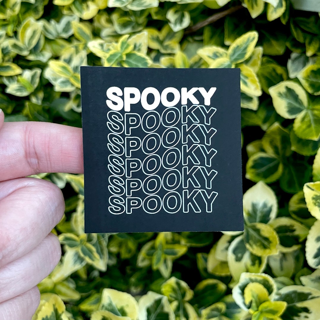 SPOOKY Mail Stickers Halloween Sheet Stickers for Packaging - Etsy