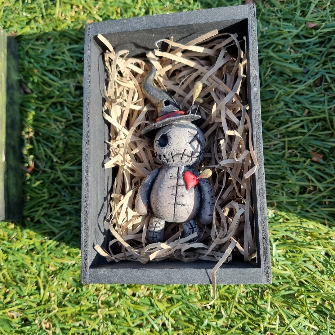 Voodoo Doll Figurine - Handmade - Etsy