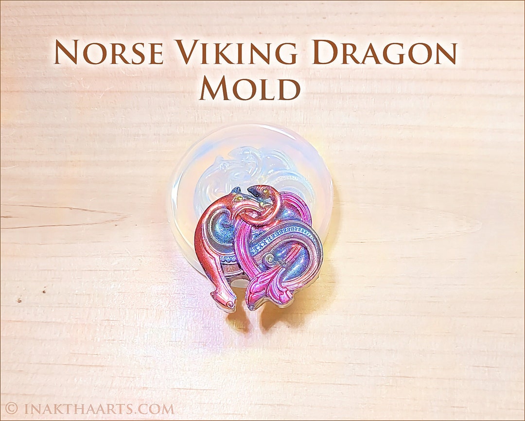 Norse Viking Dragon Mold for Resin - Epoxy and UV - Etsy