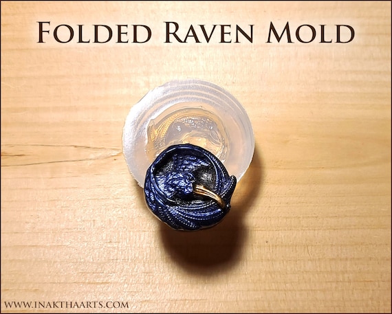 Folded Raven Mold for Resin Epoxy and UV | Etsy