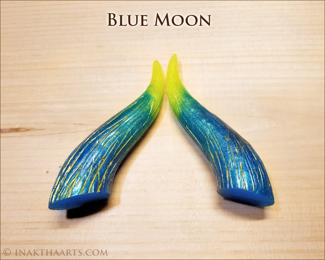 Battle Warrior Resin Horns - Pre-made and Ready to Wear - Etsy