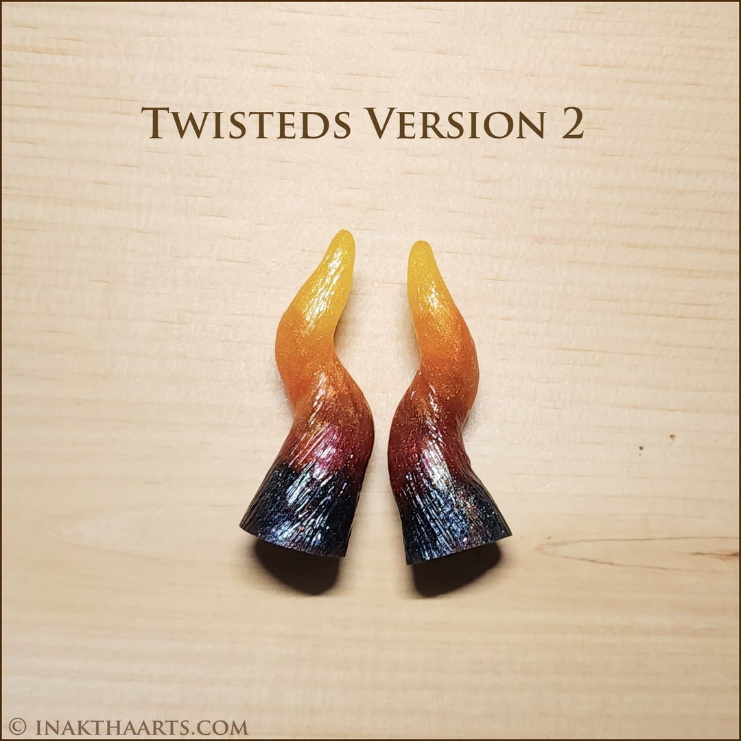 Set of 2 Twisted Horn Molds for Resin - Epoxy and UV - Etsy