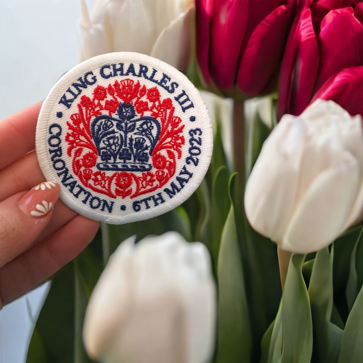 Official HM King Charles III Coronation Emblem | Sew on Patch | 6th May ...