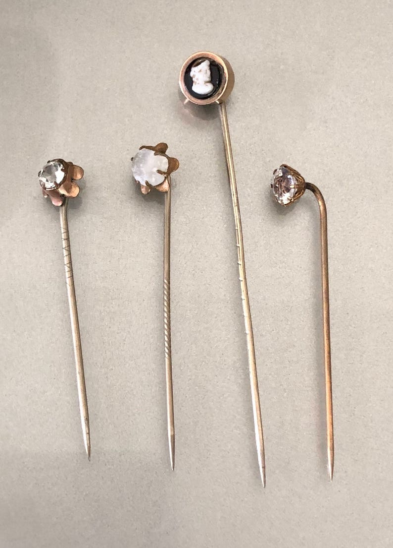 Antique Victorian/edwardian Stickpin Lot - Etsy