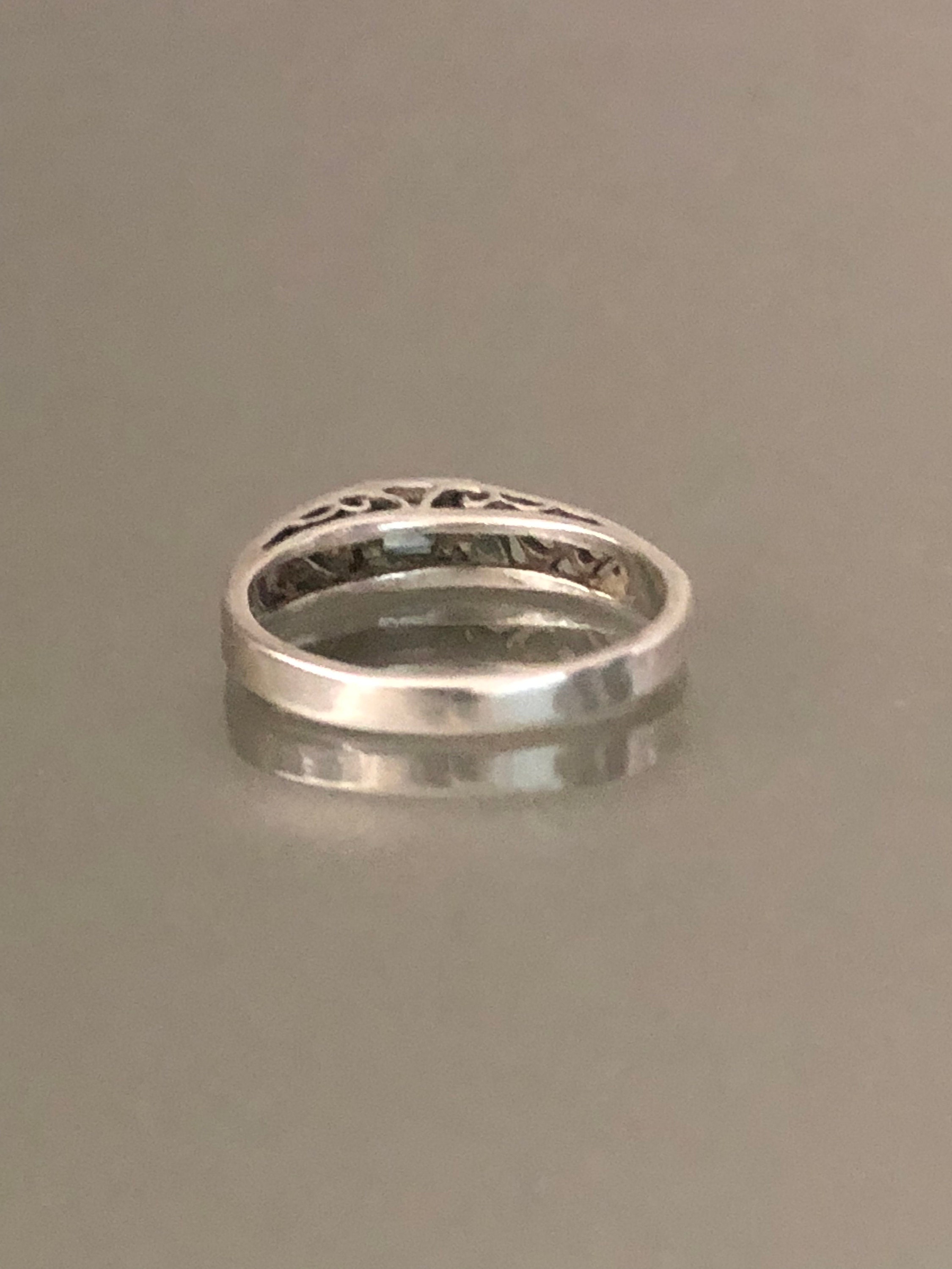 Light Blue Spinel Sterling Silver Ring - Etsy