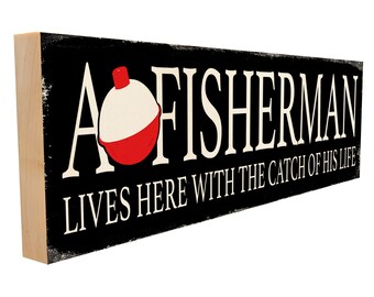 Funny fishing signs | Etsy