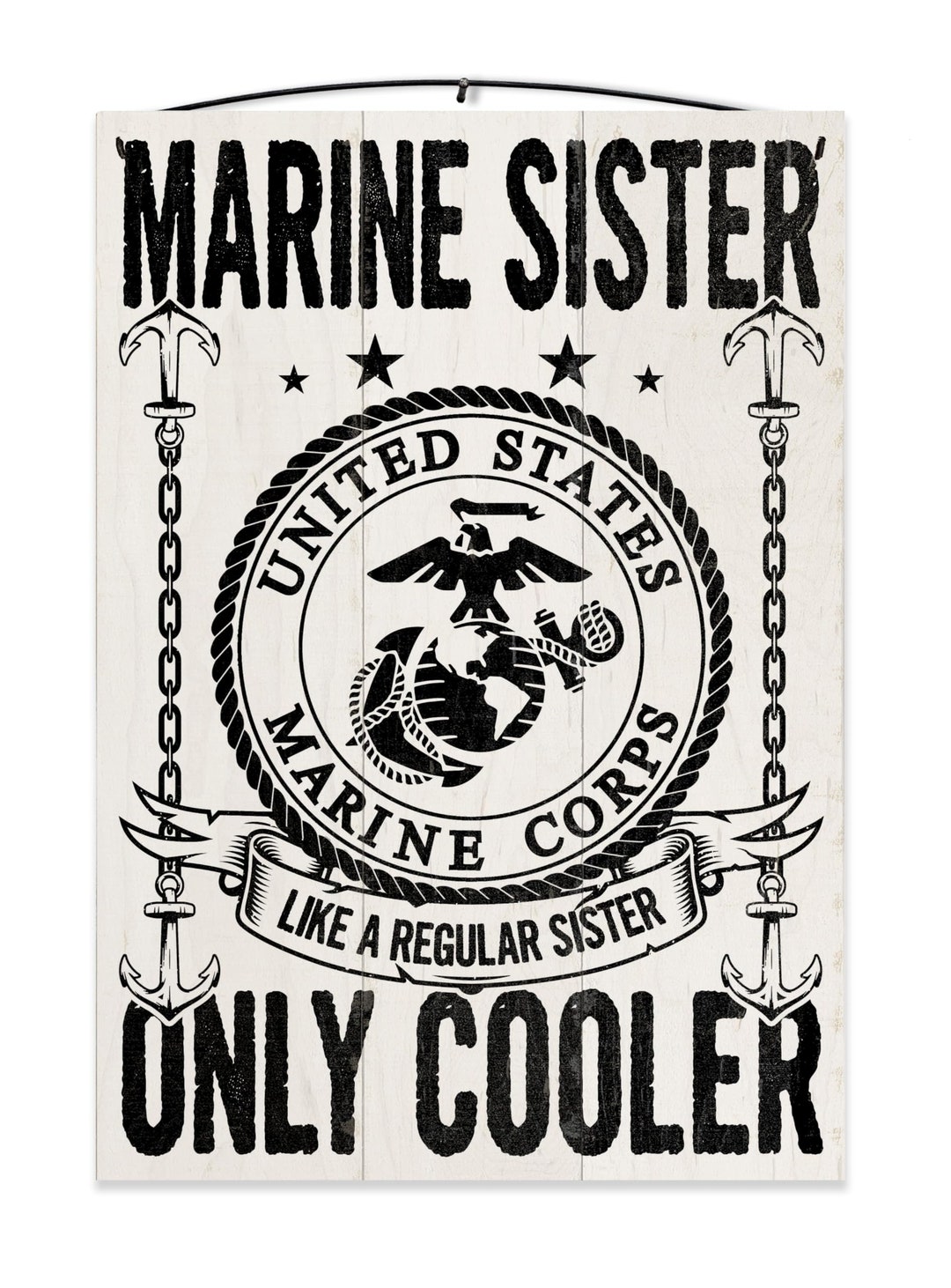 Marine Corps Family Cooler Signs: Personalized Wood Gifts for Parents ...