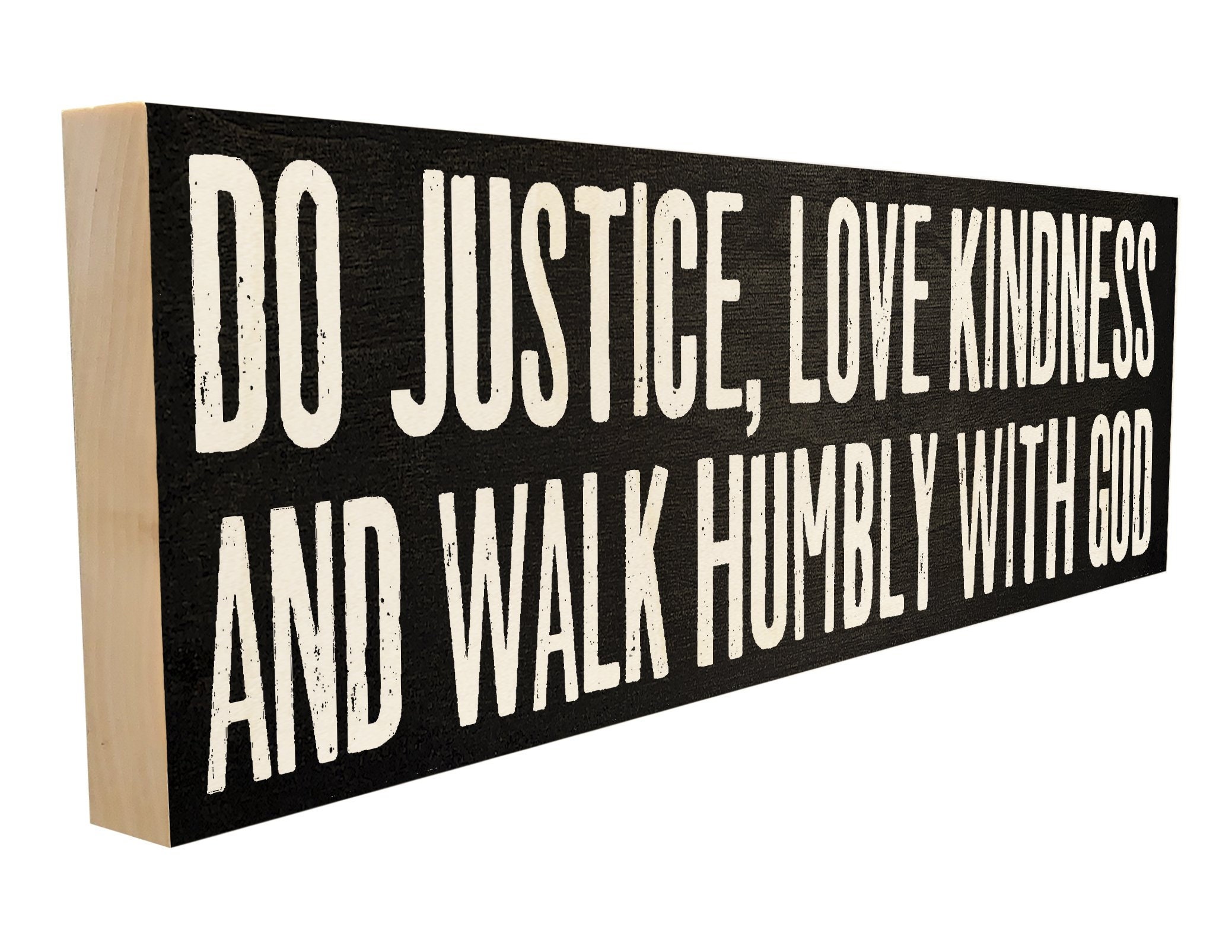 Do Justice Love Kindness and Walk Humbly With God. Biblical | Etsy