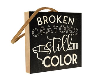 Broken Crayons Still Color Wall Art - Etsy