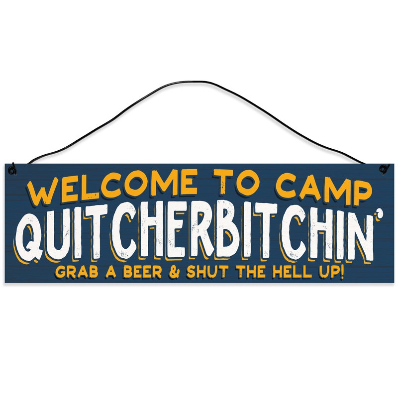 Welcome to Camp Quitcherbitchin - Etsy