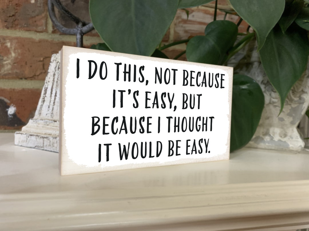Sarcastic Wooden Desk Sign: Funny Office Decor - Handmade in USA - Etsy