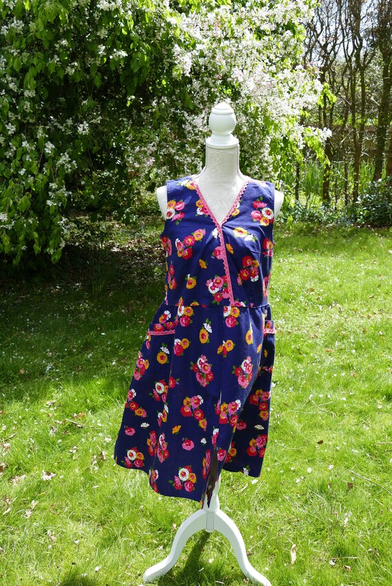 1960’s Floral Tunic Dress. Flower Power! Perfect for … - Gem