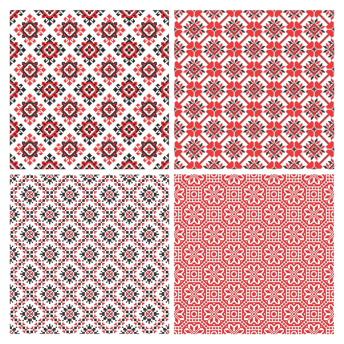 Ukrainian Embroidery Digital Paper Ukrainian Embroidery Pattern Ukraine ...