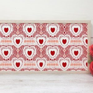 Hearts Digital Paper Pack Love Patterns Valentines Day Digital Download ...