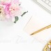 Styled Stock Photography Flatlay Desk Mockup Pink Peonies Gold ...