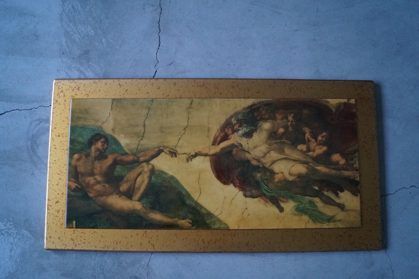 Beautiful Unique the Creation of Adam Artwork by - Etsy