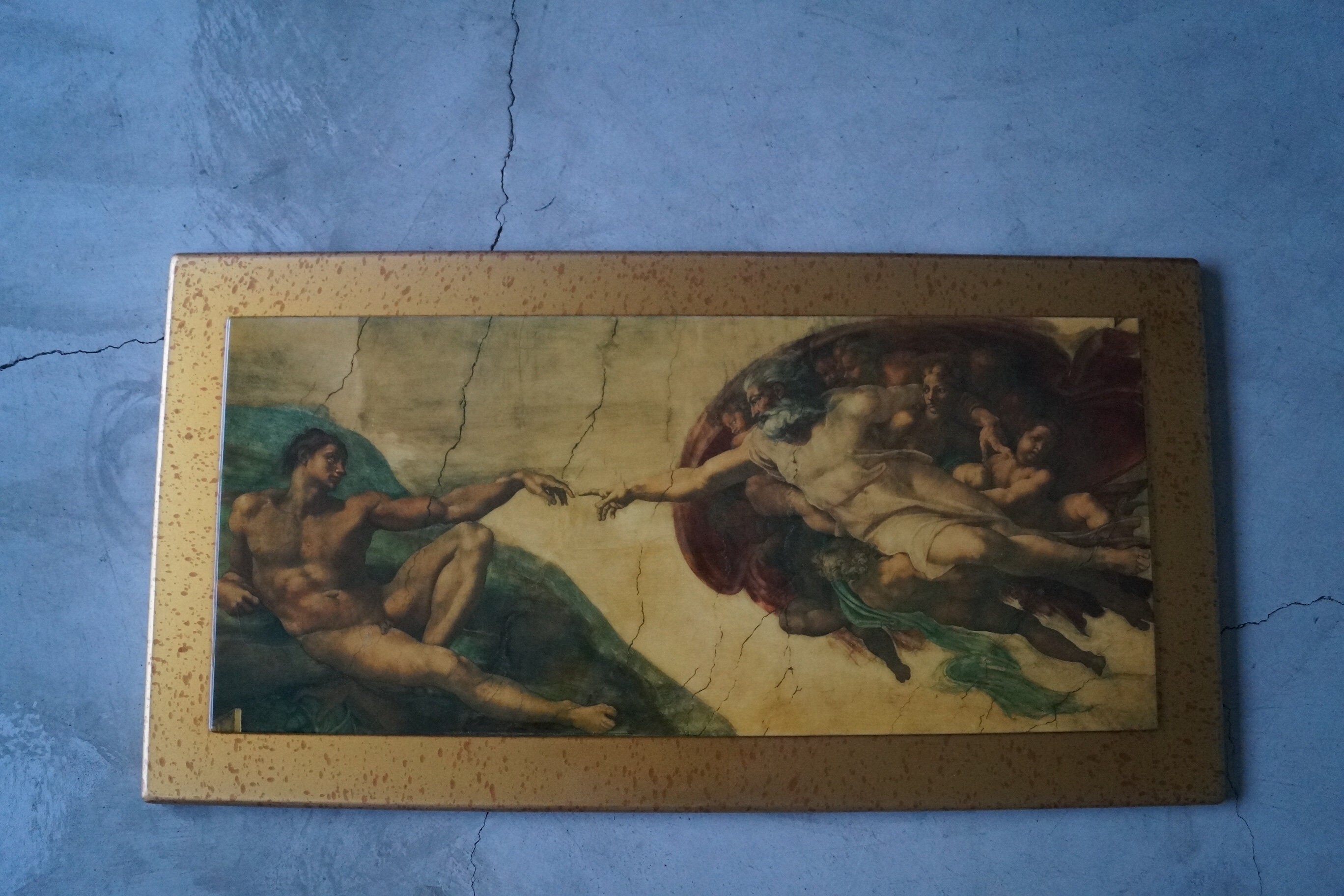 Beautiful Unique the Creation of Adam Artwork by - Etsy