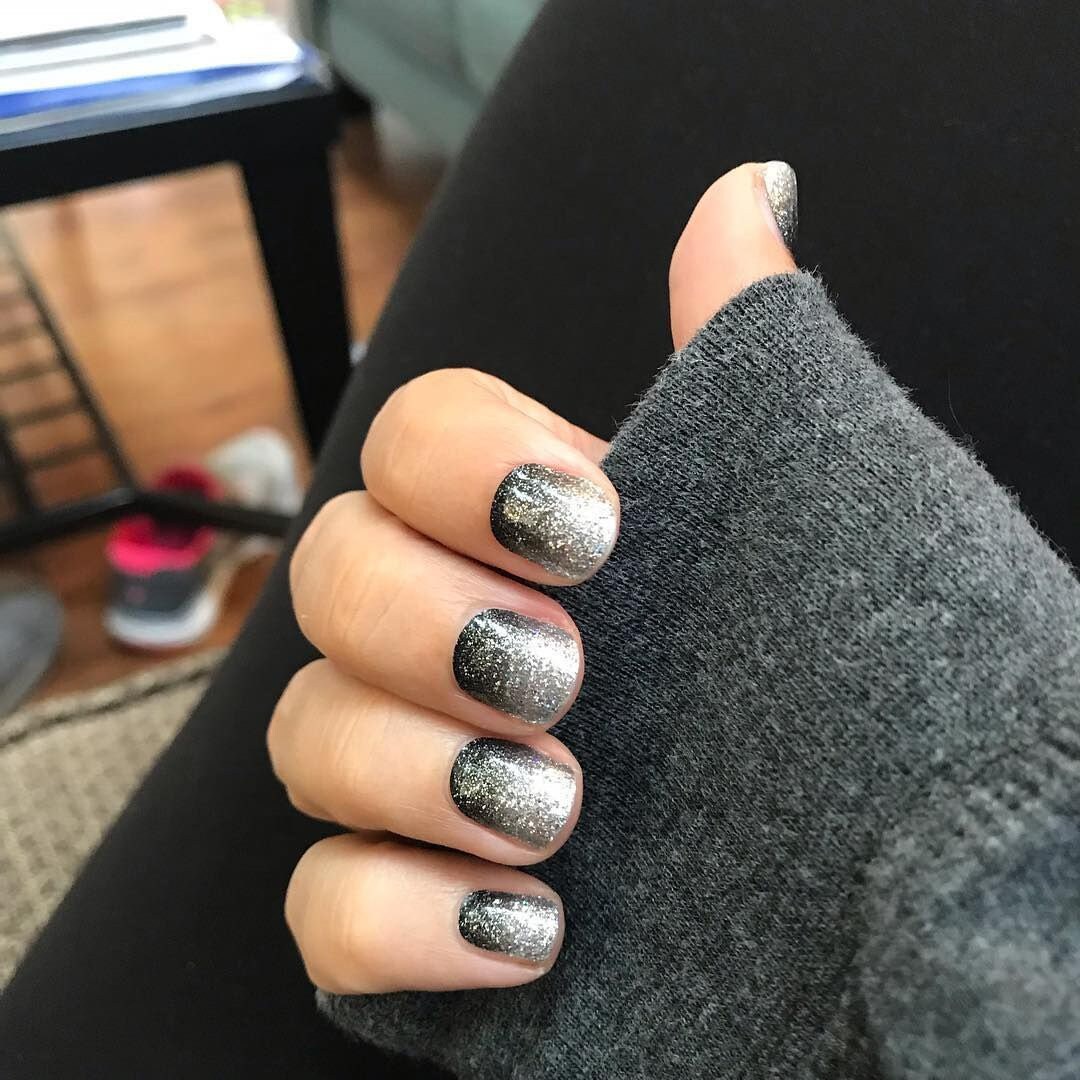 Underground Magic Color Street Retired Nail Strip Set black and Silver ...