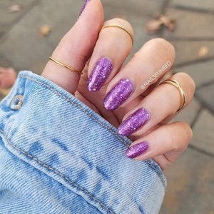 Arctic Amethyst (purple Polish With Holographic Glitter) Color Street ...