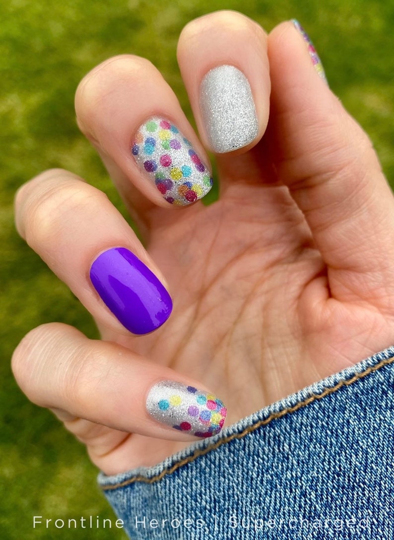 SALE Frontline Heroes Limited Confetti Color Street Nail Set - Etsy