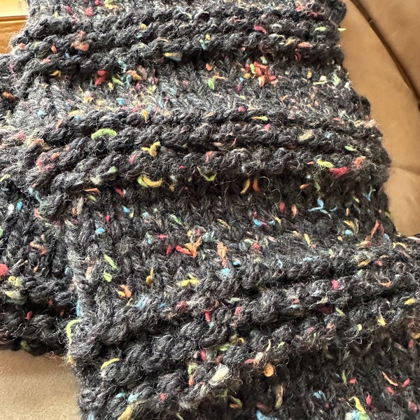 Hand Knitted Scarf - Etsy
