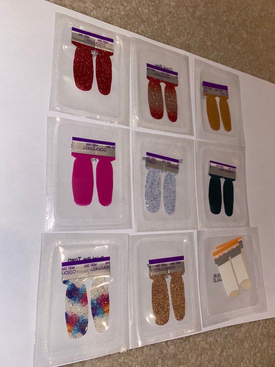 Color Street Twosie Combo Pack C (9 Pairs) - Etsy