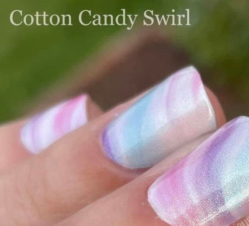 SALE Cotton Candy Swirl Limited/retired Pastel Swirl Color Street Nail ...