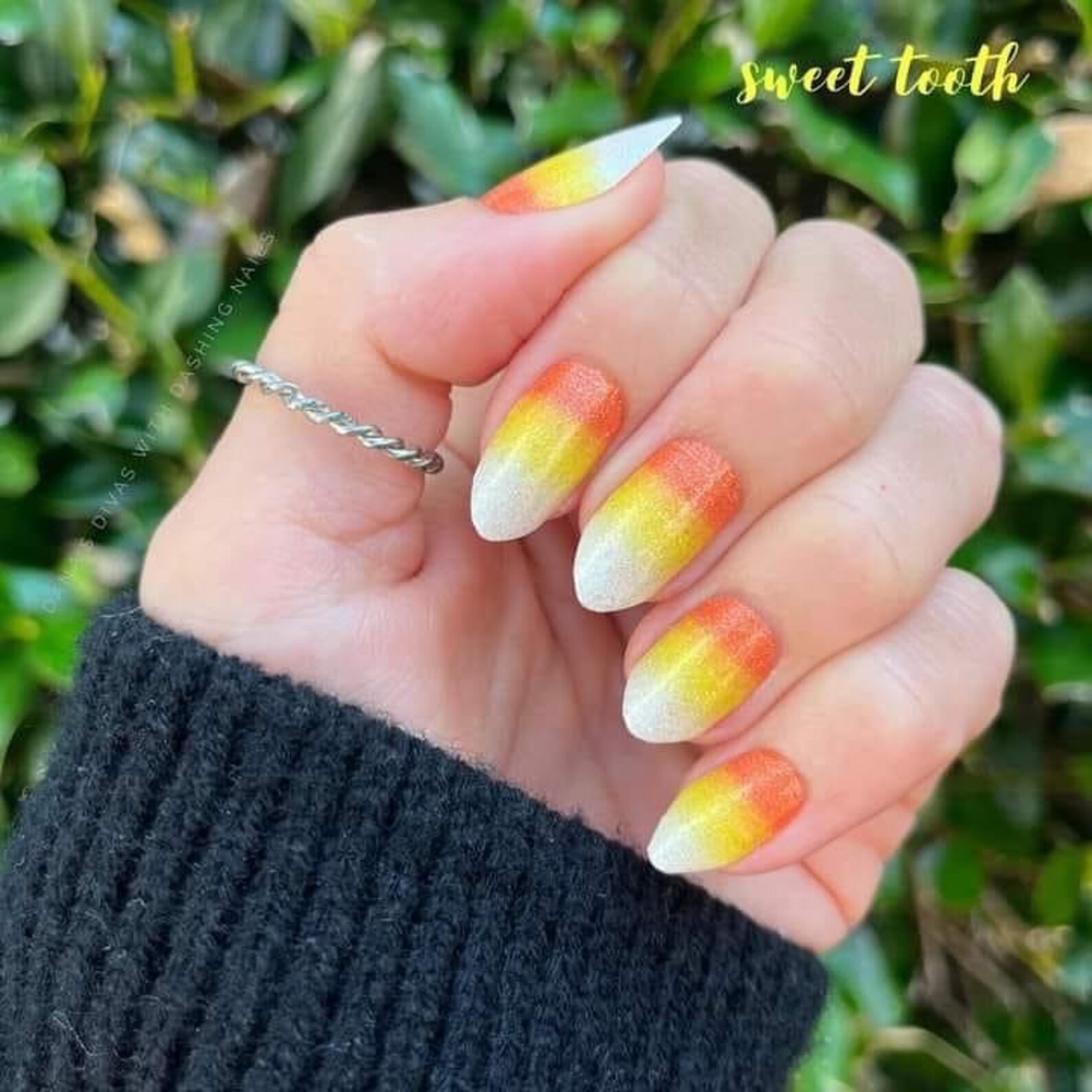 Sweet Tooth Retired (candy Corn) Color Street Nail Polish Strips - Etsy