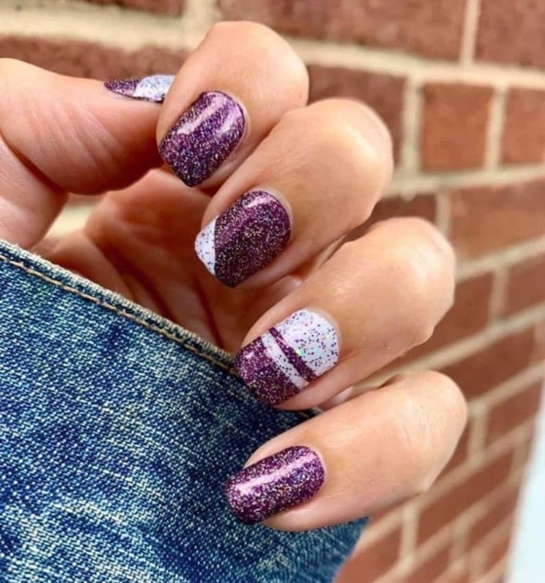 Color Street Glitter 100% Real Nail Polish Strips - Etsy