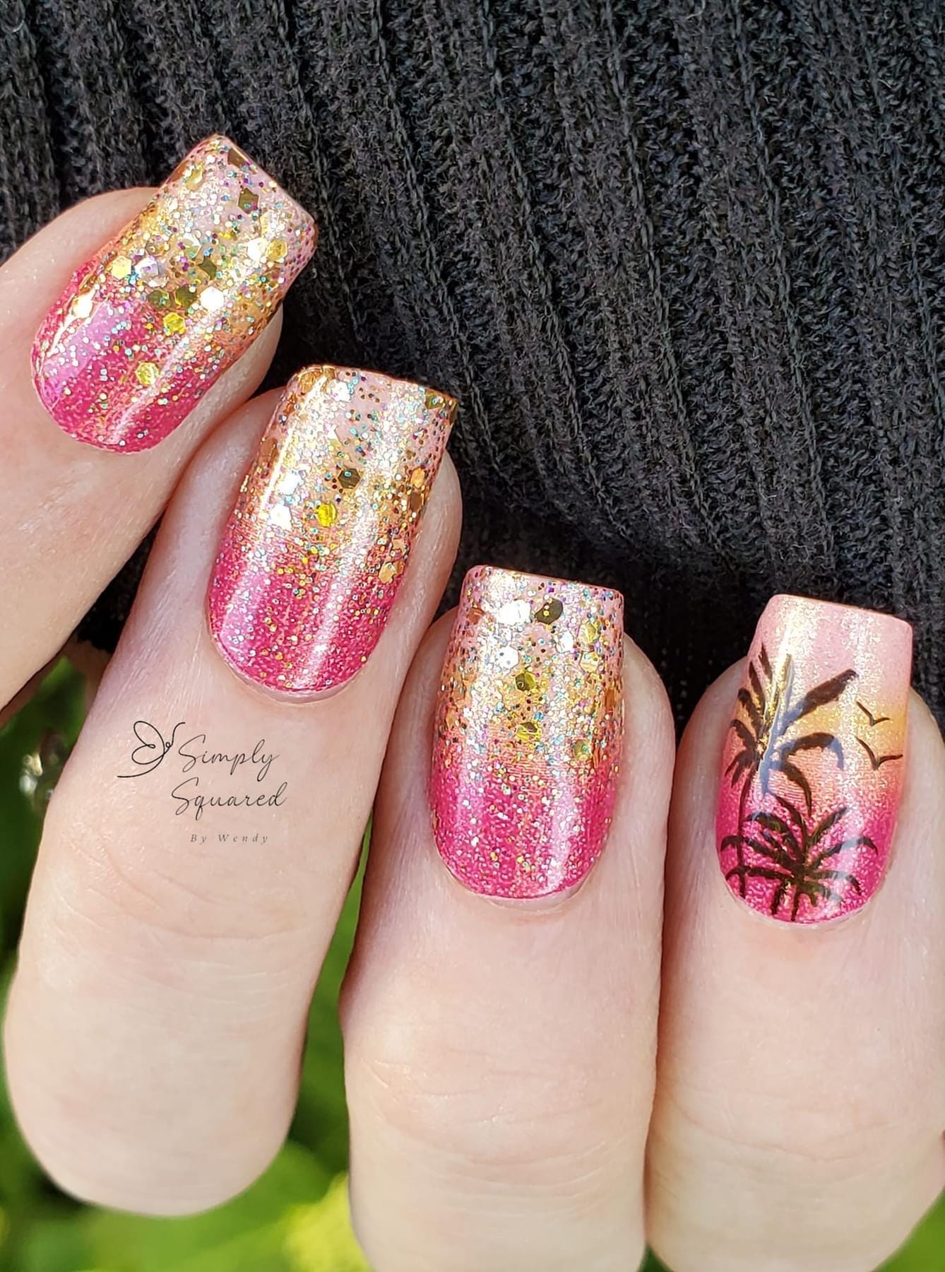Sunset Surf Ombré Color Street Nail Strips (warm Tones) - Etsy