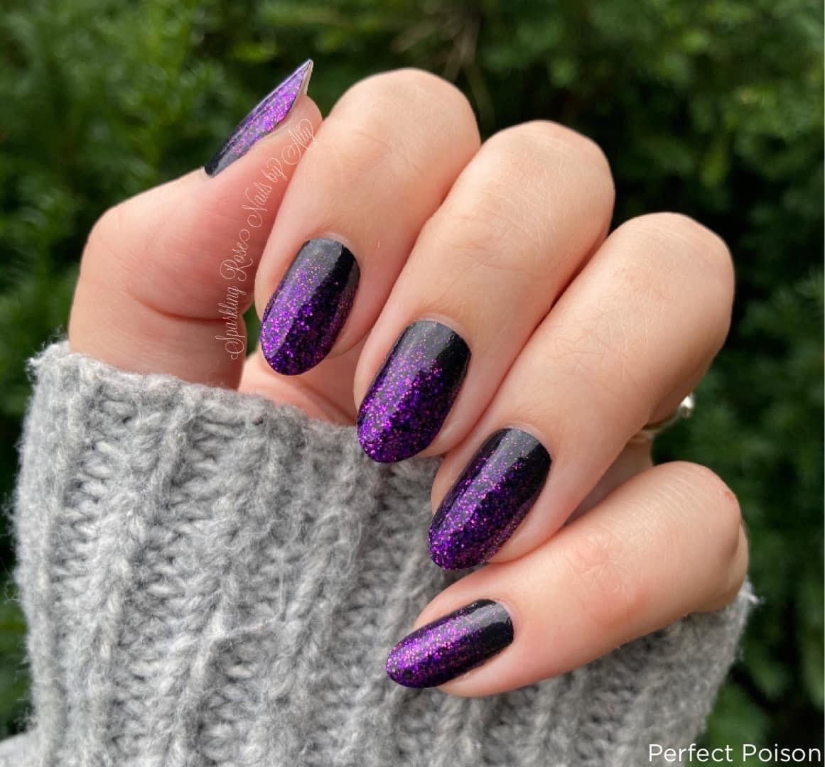 Perfect Poison (limited Release Halloween Nail Polish Strips) - Black ...