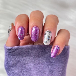 Arctic Amethyst (purple Polish With Holographic Glitter) Color Street ...