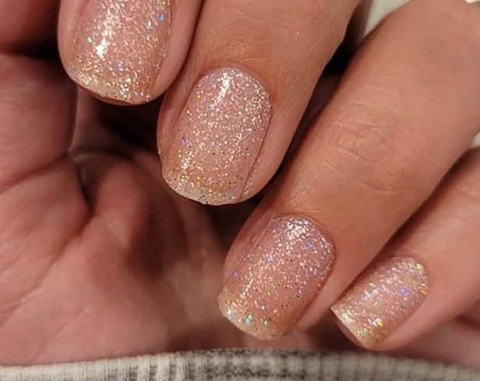 SALE Wannabe Limited Color Street Nail Set Pink Sparkles glitter ...