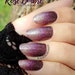 Autumn Inspired Rose Ombré Color Street (plum Sparkle Ombré) Nail ...