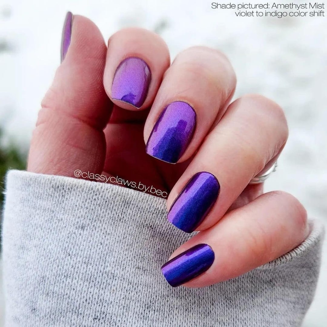 Amethyst Mist (duochrome Purple) Retired Color Street Nail Polish ...